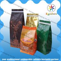 China Stand Up Coffee / Tea Plastic Packaging Bag Side Gusset  Custom Printing With Valve for sale