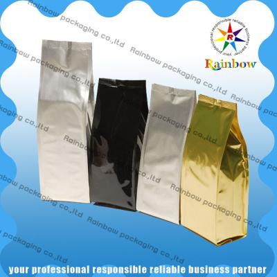 China Custom Coffee Stand Up Bags Colorful Printing Lightweight With k for sale