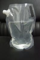 China Colorful Printing Water Proof Stand up Packaging Bag With Corner Spout For Liguid for sale