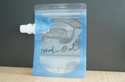 China Custom Printing Stand up Packaging Pouch With k and Corner Spout For Liguid for sale