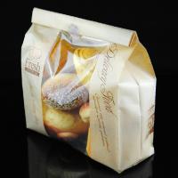 China Zipper Brown Kraft Customized Paper Bags Printing With For Bread / Bean for sale