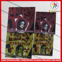 China High Legal Herbal Incense Bags Zip Lock Colorful Printing With Hang Hole for sale