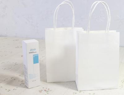 China Unique Printing Kraft Paper Bags With Plain Color 0.18 mm Thickness for sale