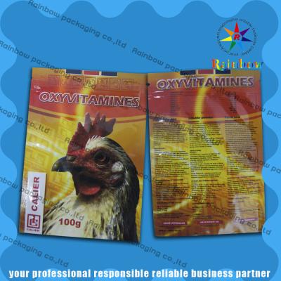 China Colored Printing Pet Food Pouch With Side Gusset For Dog / Cat / Cattle / Chicken for sale