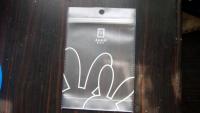 China Eco-Friendly Plastic Pouch Packaging With Zipper For Gloves Packaging for sale