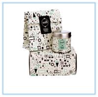 China Fashion Foldable Paper Box Packaging For Soap / Jewelry With Lid for sale