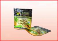 China Stand Up Herbal Leaves Printed k Bags Resuable Aluminum Foil for sale