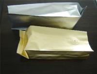 China Laminated Unprinted Plastic Pouches Packaging , Food Coffee Bean Packaging for sale