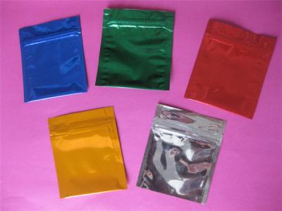 China Aluminium Foil Zipper Herbal Incense Packaging Colorful Gravure Printing for sale