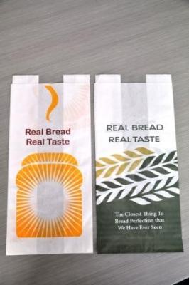China Window Eco-Friendly Customized Paper Bags Grip For Bread Packaging for sale