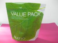 China Recycled Laminated Green Stand Up Pouch Bag k for Facial Cream for sale
