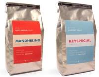 China Flat Bottom Matte Finish Aluminium Foil Pouch , Silver Tin Tie Coffee Packaging Bag for sale