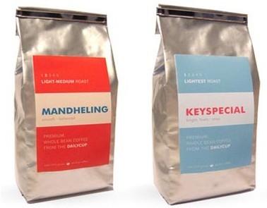 China Flat Bottom Matte Finish Aluminium Foil Pouch , Silver Tin Tie Coffee Packaging Bag for sale