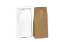 China Custom Flat Bottom Kraft Paper Bags , Tin Tie Coffee Packaging Bags for sale