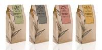 China Recycled Printing Zipper Tea Bags Packaging Square Bottom Brown for sale