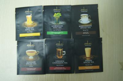 China 3-side Coffee Bags Packaging Small Black Matte Finish Zipper for sale