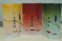 China Zipper / Tear Notch Tea Bags Packaging Colorful Glossy Finish Stand Up for sale