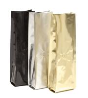 China Glossy Finish Bottom Gusset Coffee Packaging Bags With Zipper / Valve for sale