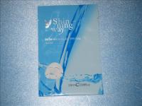 China Blue Shinny Way Foil Cosmetic Packaging  Bag Rich Moisture For Special Mask for sale
