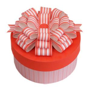 China Paper Cylinder - Shaped Gift Box Packaging Pink For Birthday Cake for sale
