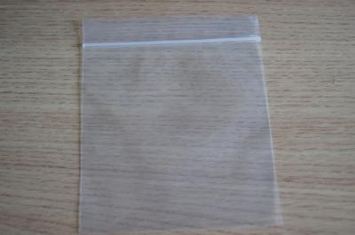 China PE Clear Grip Seal Bags With Top Zipper For Food Packaging for sale