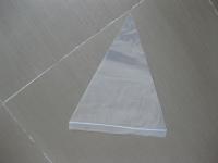 China Triangle Ldpe Grip Seal Bag With Stickers For Pizza Saver , Zipper Close for sale
