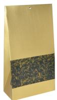 China Custom Classic Kraft Paper Packaging For Tea Bags , Flat Bottom for sale