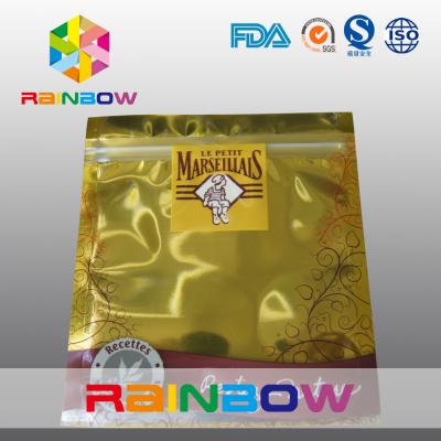 China Food Grade Material Gold Middle Foil Bag Packaging Eco - Friendly for sale