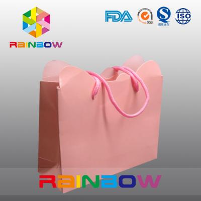 China Cardboard Hot Stamping High End Colorful Customized Paper Bags For Shopping for sale
