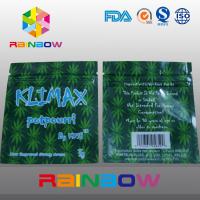 China 3g KUSH Customized Three Side Seal Herbal Packaging k Bag for sale