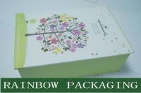 China Luxury Accessories Packaging and Printing Box , Book Shape Gray Board Paper Box for sale