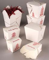China White Paper Box Packaging For Food  On The Go , Noodle Package Paper Box for sale