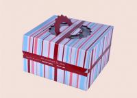 China Portable Paperboard Cake Box , Pastry Box for Cake Shop Take Out Service for sale