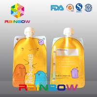 China Custmized Printed Spout Pouch Packaging , Nozzle Bags For Liquid Packaging for sale