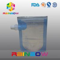 China Transprent Side Gusset Pouch for Water / Beverage , Doypack With Zipper for sale