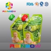 China Eco Baby Spout Pouch Packaging For Liquid / Stand Up Liquid Juice Pouch for sale