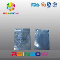 China Front Transparent Back Foil Pet Food Pouch With Zipper , Fishing Bait Bag for sale
