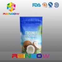 China k aluminum foil protein powder packaging bottom gusset bags stand up for sale