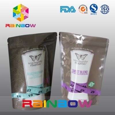 China PET / PE laminatied material self standing plastic pouch candy packaging for sale