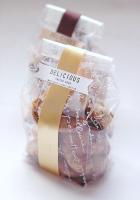 China Food grade customized design glossy plastic pouches packaging cookies bags for sale