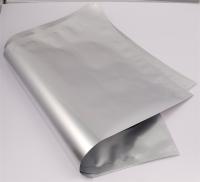 China Three side seal flat aluminum foil pouch packaging slivery surface moisture proof for sale