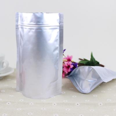 China Self Standing Silver Aluminum Foil k Pouch Plastic Pouches Packaging For Quinoa Seeds for sale