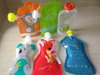 China Colorful Baby Food Spout Pouch Packaging With Zipper Reclosable for sale