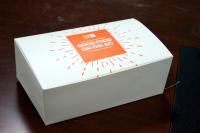 China Customized Design Cuboid Folded Cardboard Packaging Boxes For Snack Food for sale