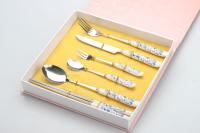 China Cardboard Pink Paper Box For Tableware / Chopsticks Spoon Gift Packaging Boxes for sale