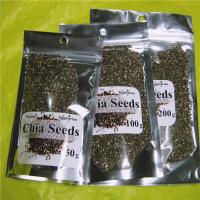 China Fashionable Stand Up Food Packing k Bag / Side Sealed Chia Seeds Bag for sale