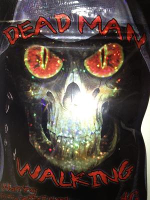 China Dead Man Walk Foil Herbal Incense Packaging / Research Chemcial Powder Pouches for sale