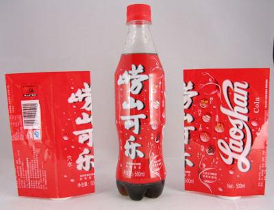 China Drinks Bottle Body Shrink Sleeves Labels PVC /  PET Shrink Wrap Cut for sale