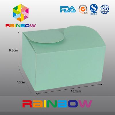China Green Kraft Paper Box For Gift Packaging , Customized Printing And Size for sale