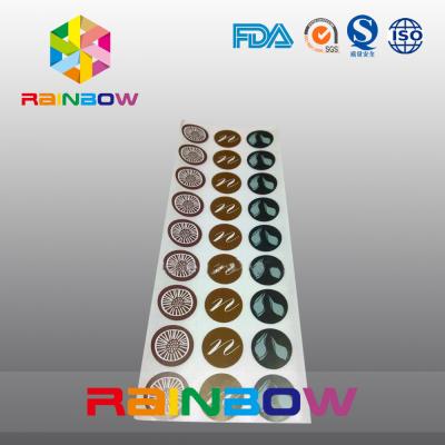 China Custom Round Paper Shrink Sleeve Packaging , Adhesive Sticker Labels For Activated Nuts for sale